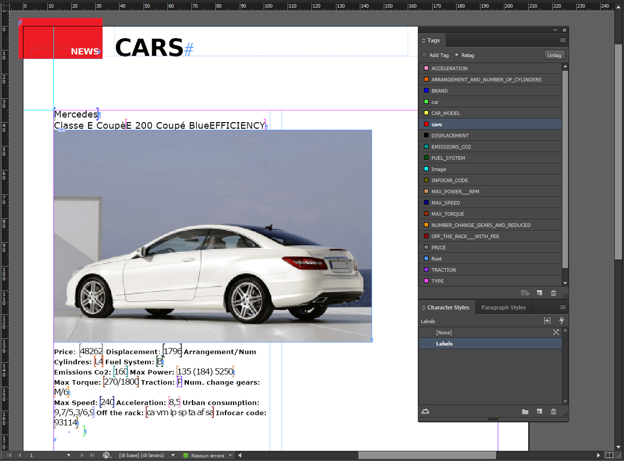 InDesign XML Import - Step-by-step Tutorial and free InDesign XML Template