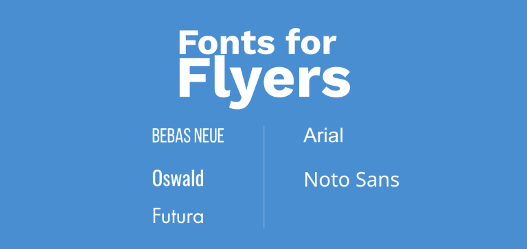 Best Fonts for Brochures, Flyers, and Booklets - Pagination.com