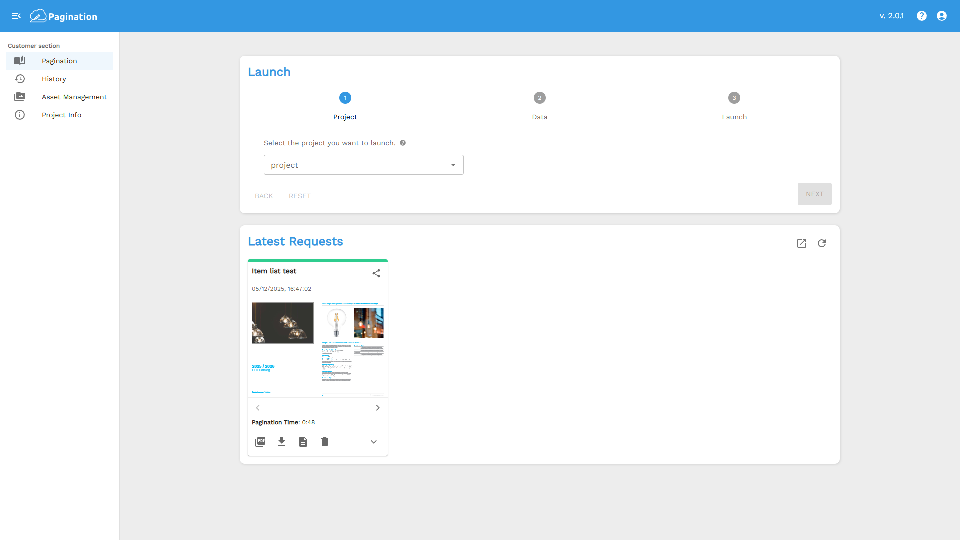 Pagination Web App: New User Interface | Product Update